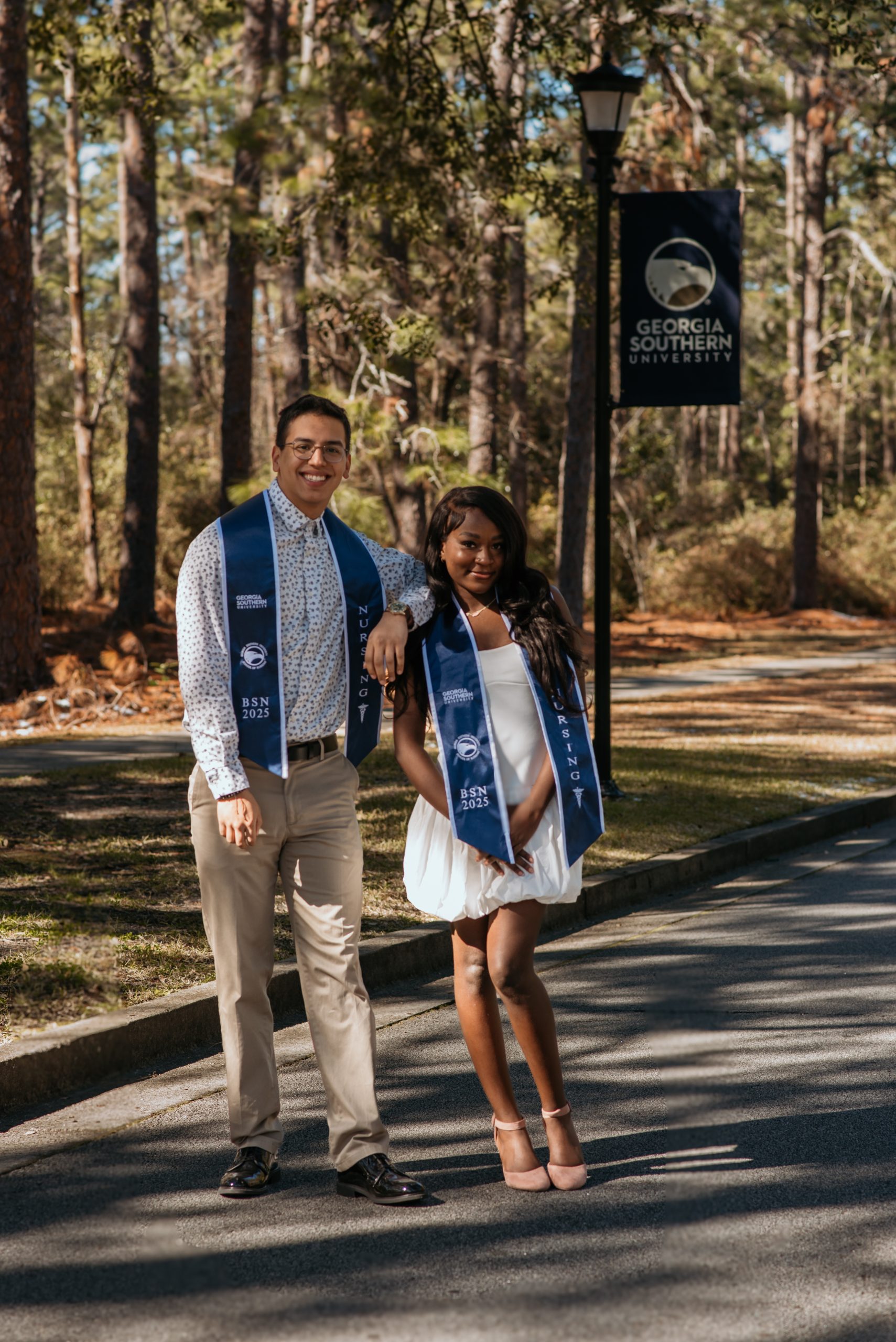 Georgia Southern NURSING Stole - Woody's Shirts & Scrubs - Statesboro, GA